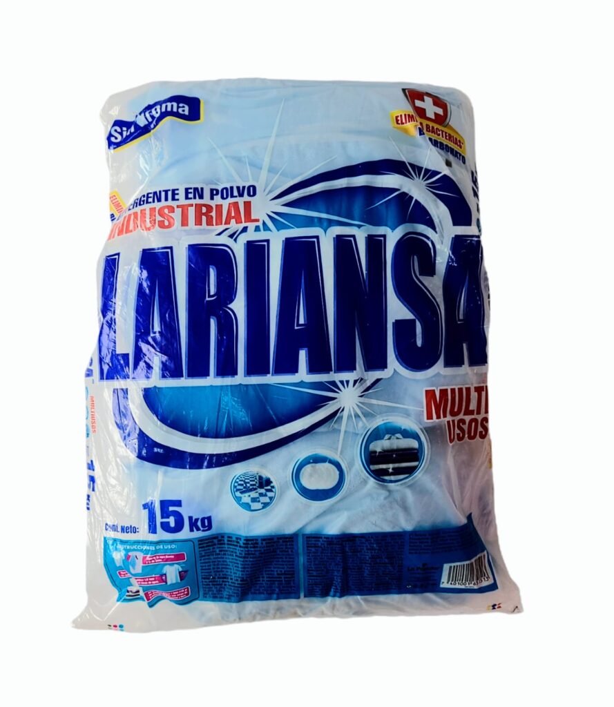 DETERGENTE LARIANSA 15KG – MACROCLEAN – VENTA DE PRODUCTOS DE LIMPIEZA ...